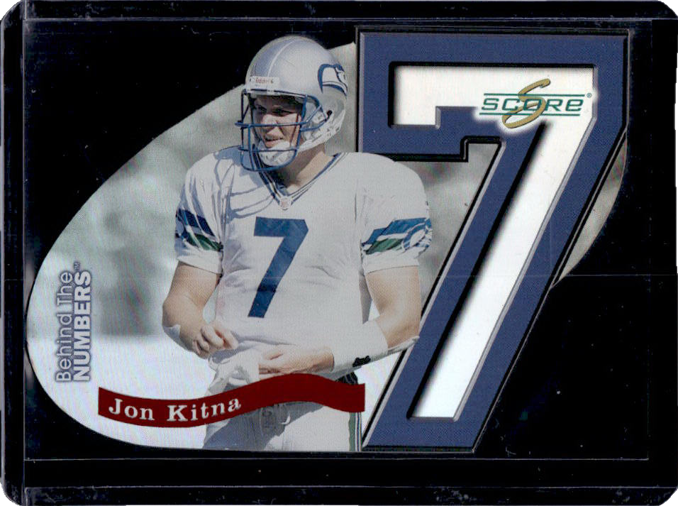Jon Kitna 1999 Score Supplemental #BN12 Behind the Numbers /1000 Price ...