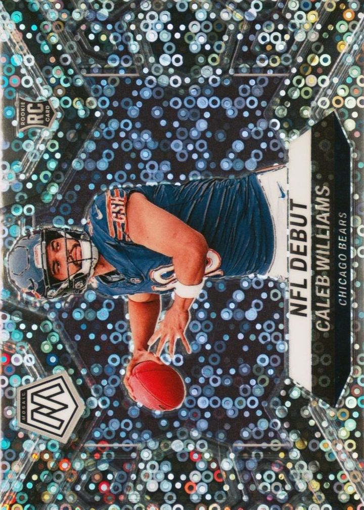 Caleb Williams 2024 Mosaic #289 NFL Debut - No Huddle Price Guide ...