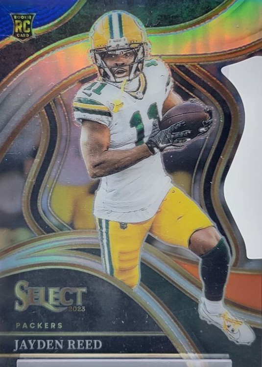 Jayden Reed 2023 Select #258 Club Level Blue & Orange Die-Cut /35 Price ...