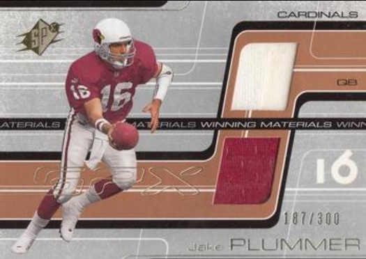 Jake Plummer 2001 SPx #WM-JP Winning Materials /750 Price Guide ...