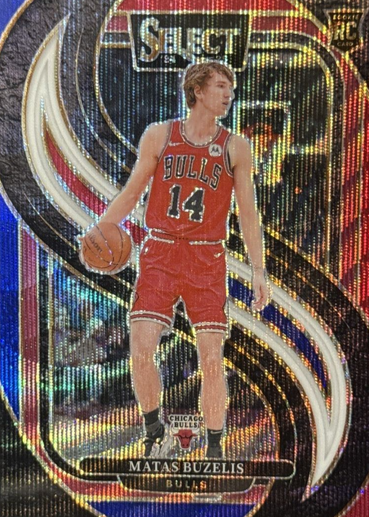 Matas Buzelis 2024 Select #166 Premier Level Tri-Color Price Guide ...