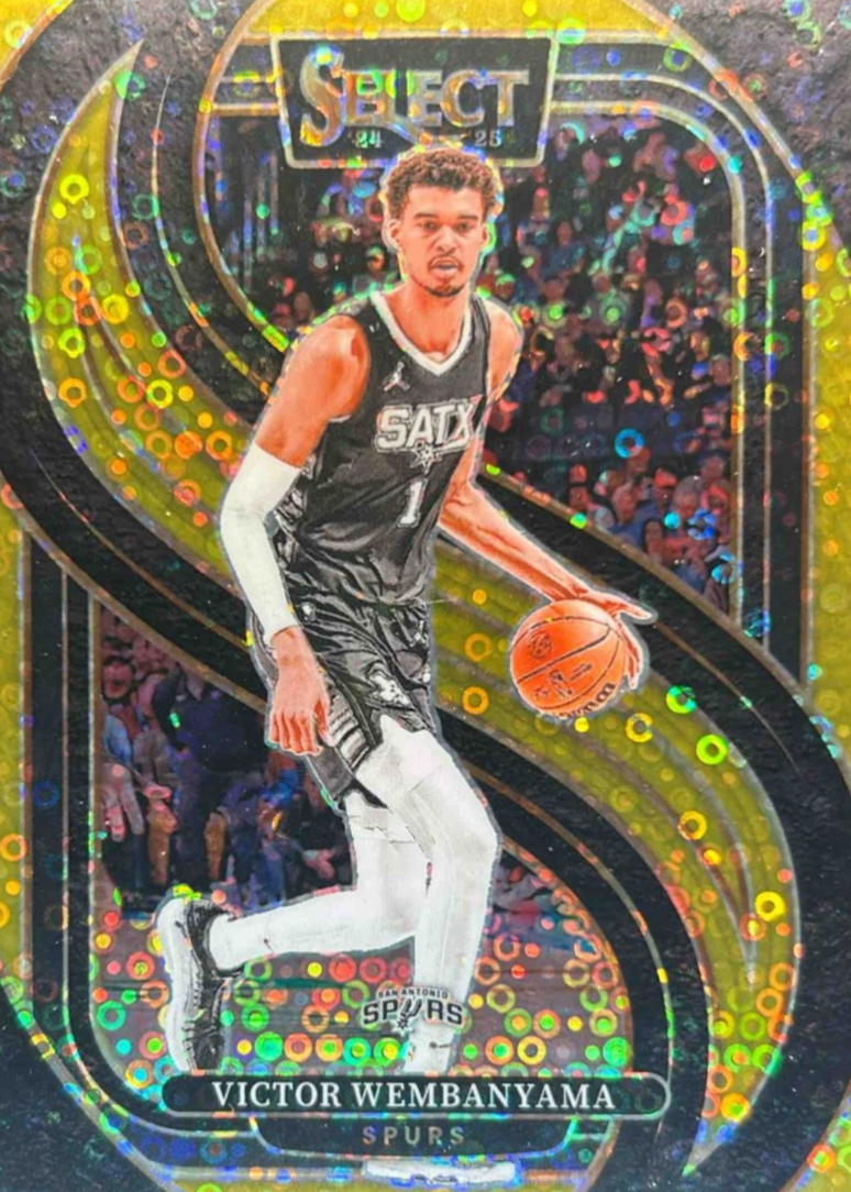 Victor Wembanyama 2024 Select #102 Premier Level Gold Disco /10 Price ...