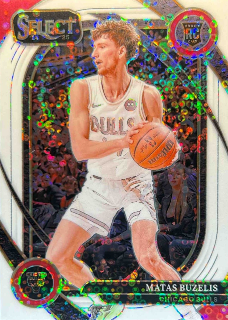 Matas Buzelis 2024 Select #277 Courtside White Disco /75 Price Guide ...