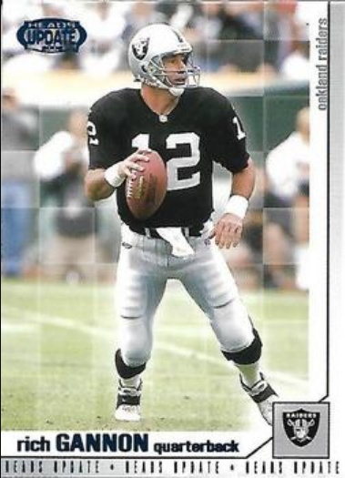 Rich Gannon 2002 Pacific Heads Update #123 Blue Price Guide - Sports ...
