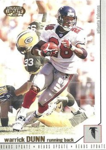 Warrick Dunn 2002 Pacific Heads Update #8 Base Price Guide - Sports Card Investor