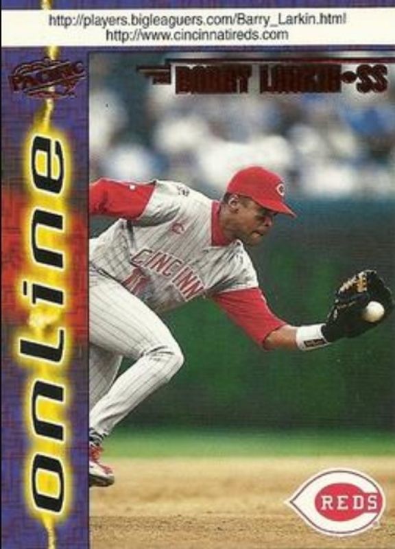 Barry Larkin 1998 Pacific Online #195 Red Price Guide - Sports Card ...