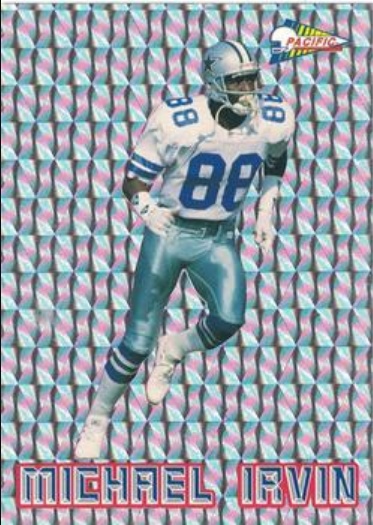 Michael Irvin 1993 Pacific Triple Folder #8 Silver Price Guide - Sports ...