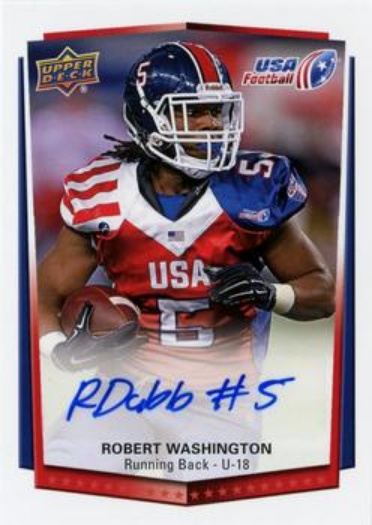 Robert Washington Football Cards Price Guide - Sports Card Investor