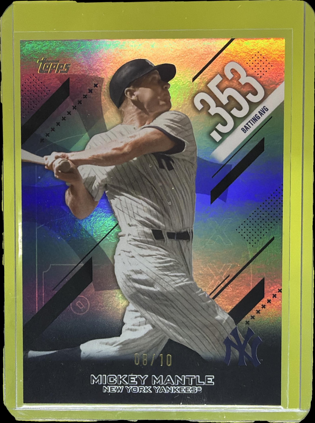 Mickey Mantle 2026 Topps Series 2 #CN-18 Crooked Numbers - Black Foil ...