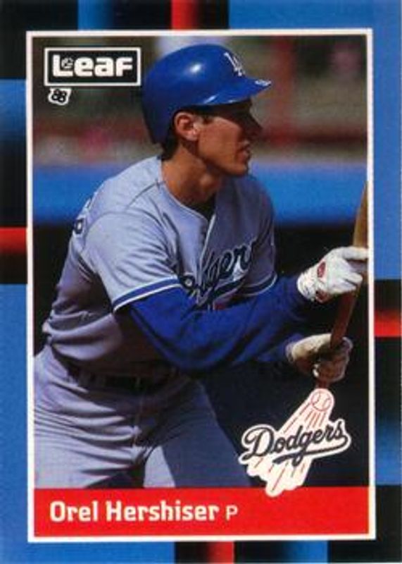 Orel Hershiser 1988 Leaf #62 Base Price Guide - Sports Card Investor