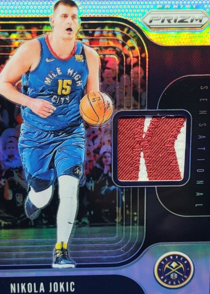 Nikola Jokic 2019 Prizm #SS-NJC Sensational Swatches - Prime /10 Price ...
