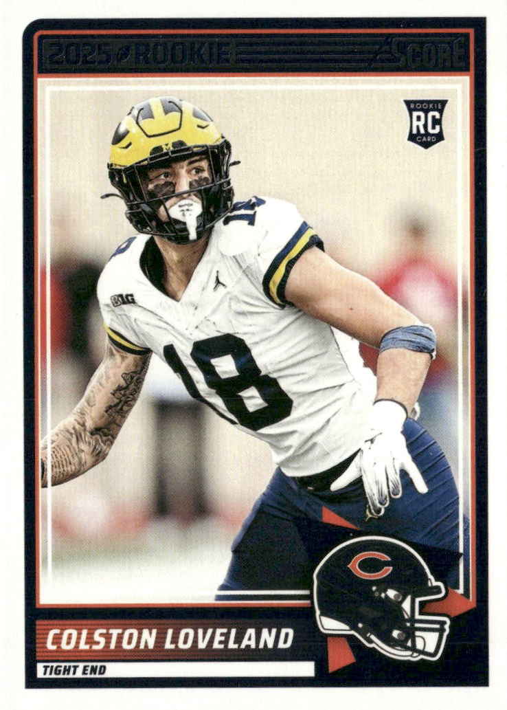 Colston Loveland 2025 Score #31 Base Price Guide - Sports Card Investor