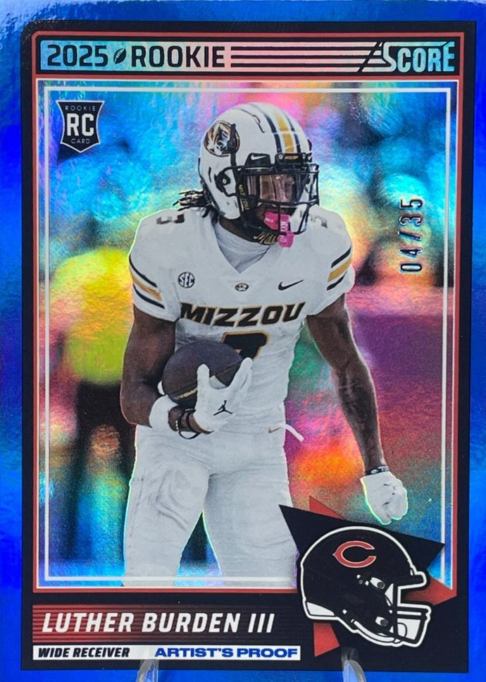 Luther Burden III 2025 Score #18 Artist's Proof /35 Price Guide ...