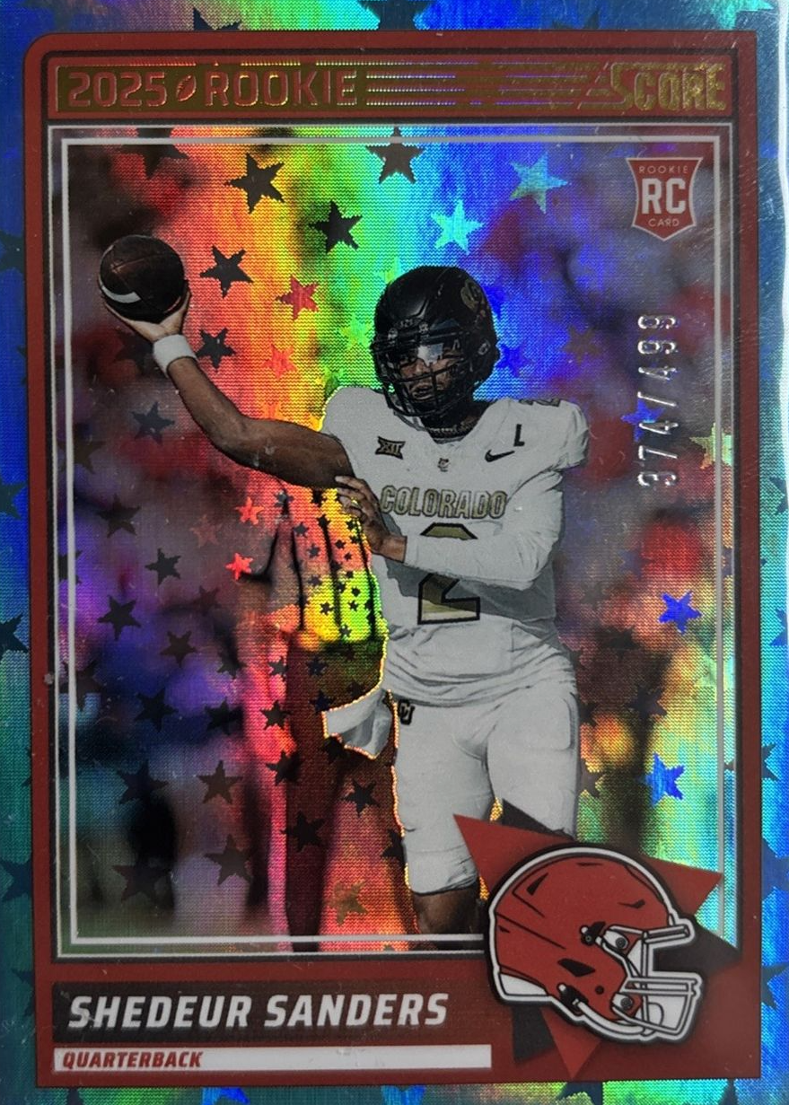 Shedeur Sanders 2025 Score #15 Stars /499 Price Guide - Sports Card ...