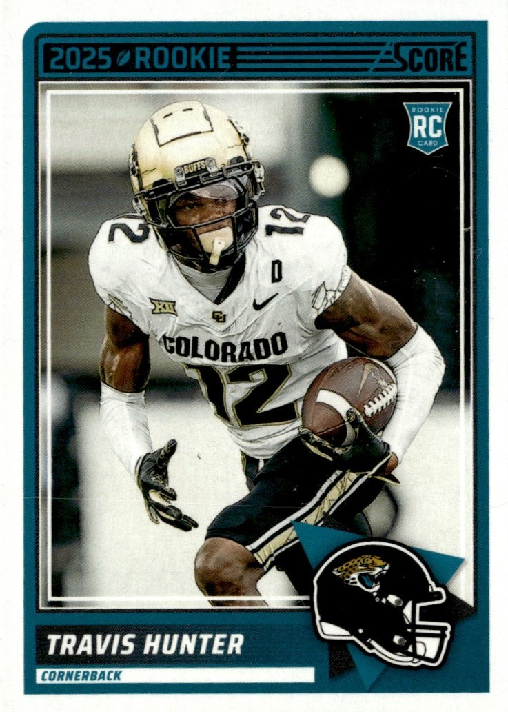 Travis Hunter 2025 Score #20 Base Price Guide - Sports Card Investor