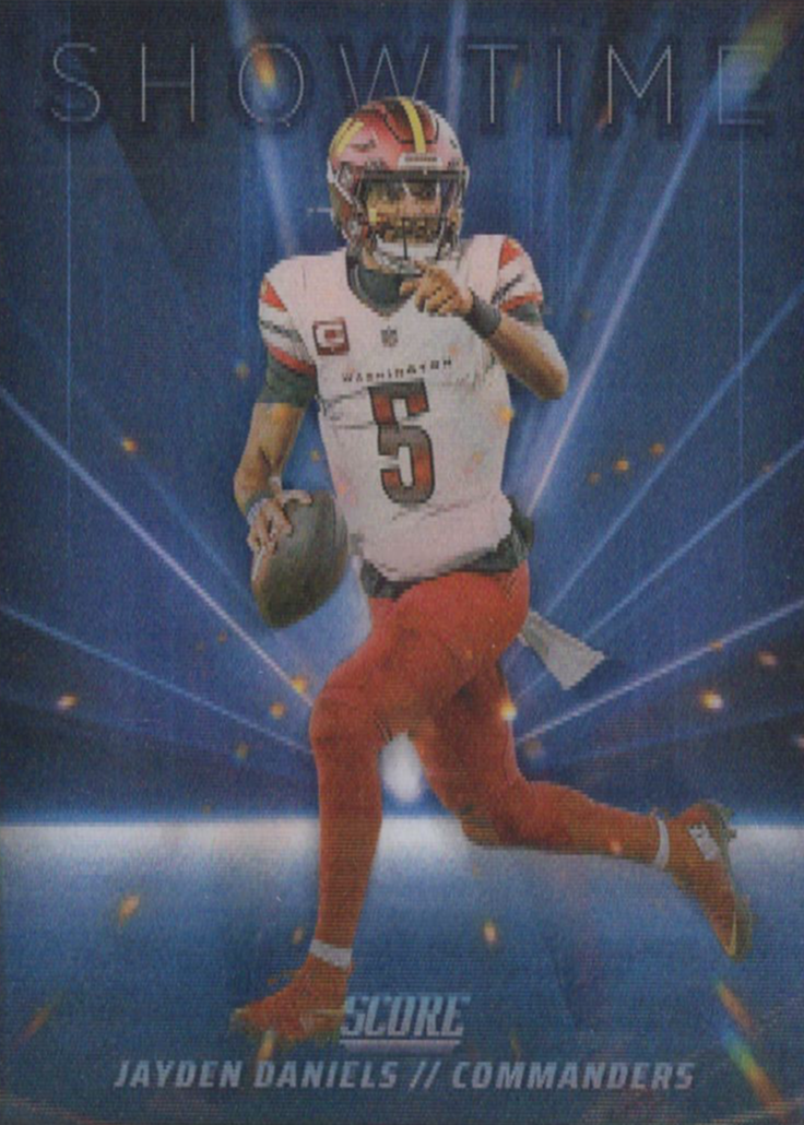 Jayden Daniels 2025 Score #1 Showtime /(SSP) Price Guide - Sports Card ...
