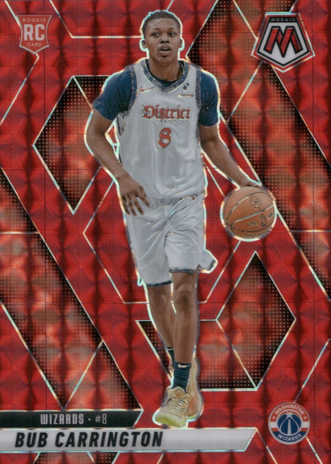 Bub Carrington 2024 Mosaic #206 Red Price Guide - Sports Card Investor