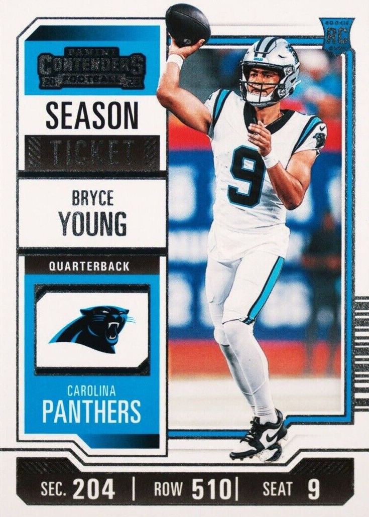 Bryce Young 2023 Contenders #15 Retail Price Guide - Sports Card Investor