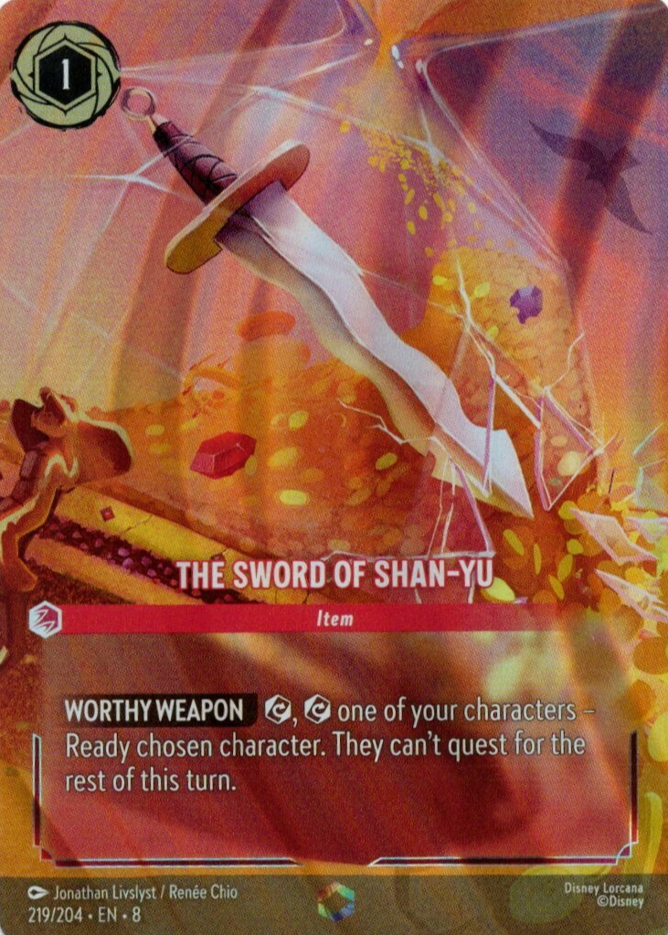 The Sword of Shan Yu Disney Lorcana Cards Price Guide - Sports Card ...