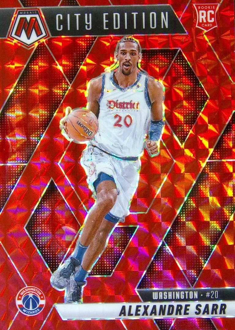 Alexandre Sarr 2024 Mosaic #278 City Edition - Red Price Guide - Sports ...