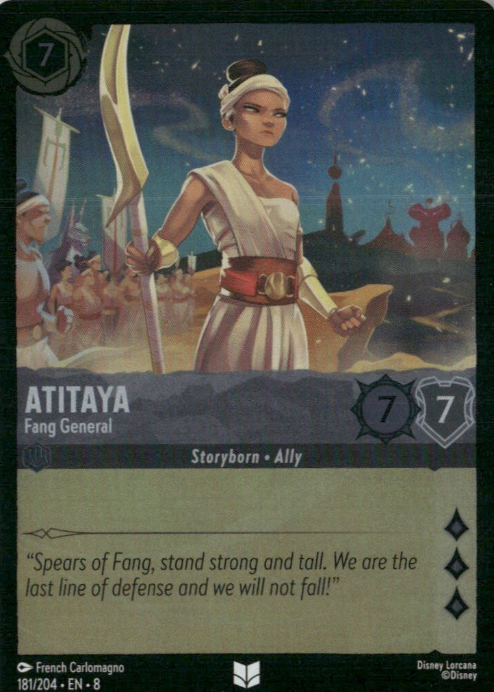 Atitaya - Fang General 2025 Reign of Jafar #181/204 Cold Foil Price ...