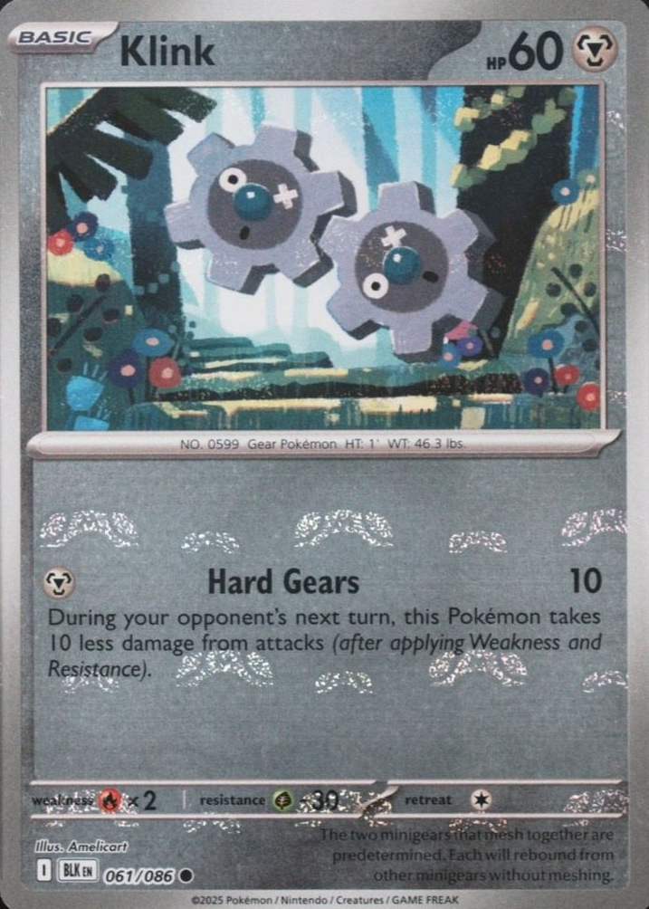Klink 2025 Scarlet & Violet: Black Bolt #061/086 Master Ball Reverse ...