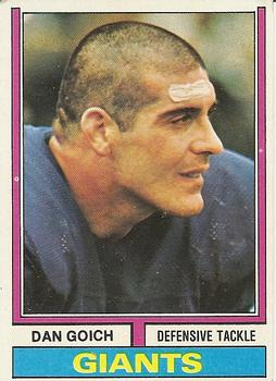 Dan Goich Football Cards Price Guide - Sports Card Investor