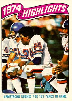 Otis Armstrong 1975 Topps #453 Base Price Guide - Sports Card Investor