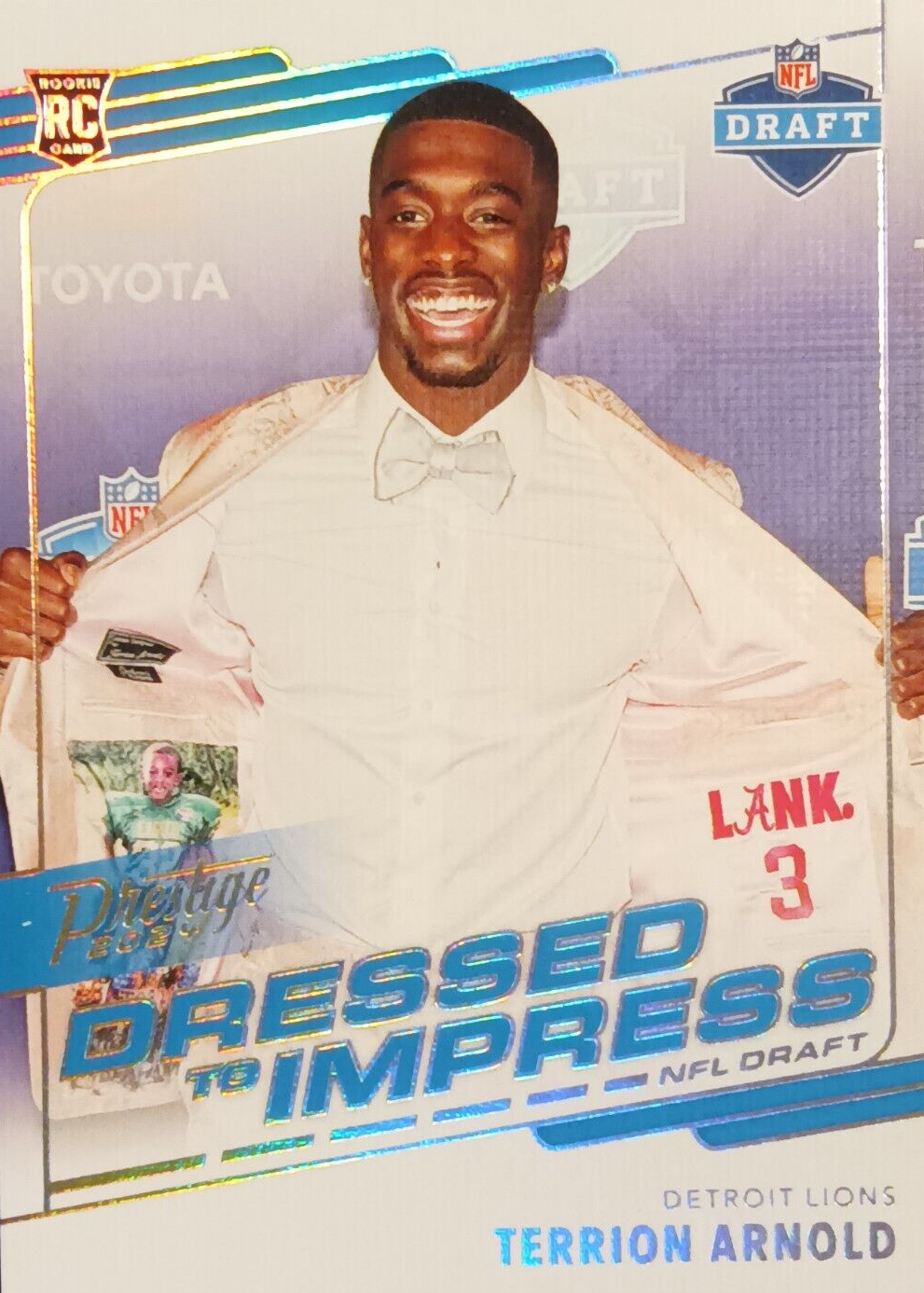 Terrion Arnold 2024 Prestige #DTI-TAR Dressed to Impress /(SSP) Price ...