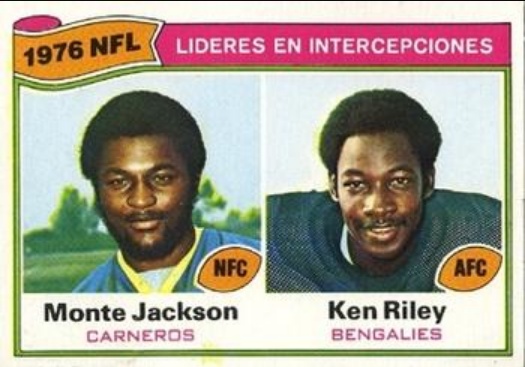 Monte Jackson / Ken Riley 1977 Topps Mexican #5 Base Price Guide ...