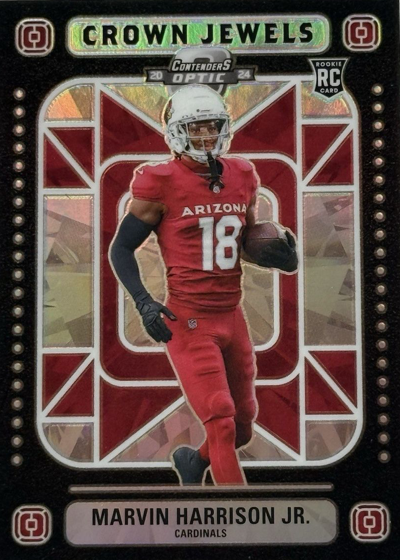 Marvin Harrison Jr. 2024 Contenders Optic #CJ-MHJ Crown Jewels /(SSP ...