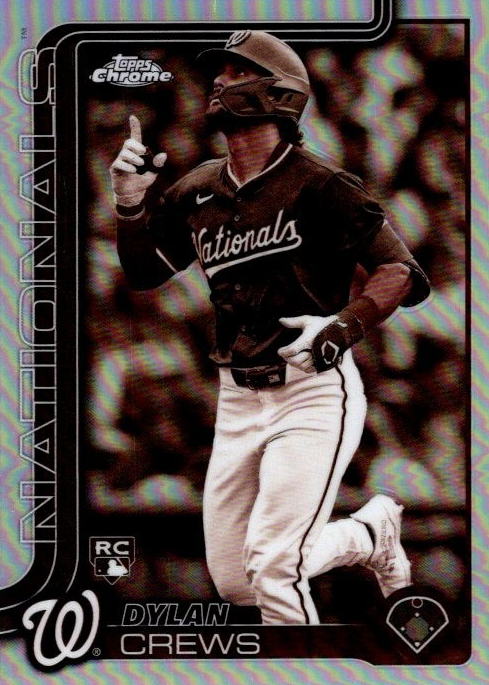 Dylan Crews 2025 Topps Chrome #146 Sepia Refractor Price Guide - Sports ...