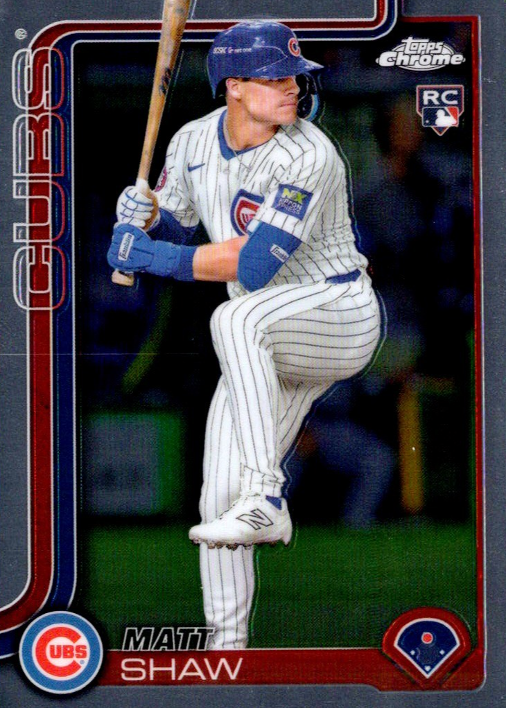 Matt Shaw 2025 Topps Chrome #219 Base Price Guide - Sports Card Investor