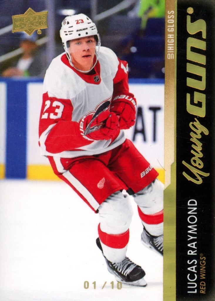 Lucas Raymond 2021 Upper Deck #464 Young Guns - UD High Gloss /10 Price ...