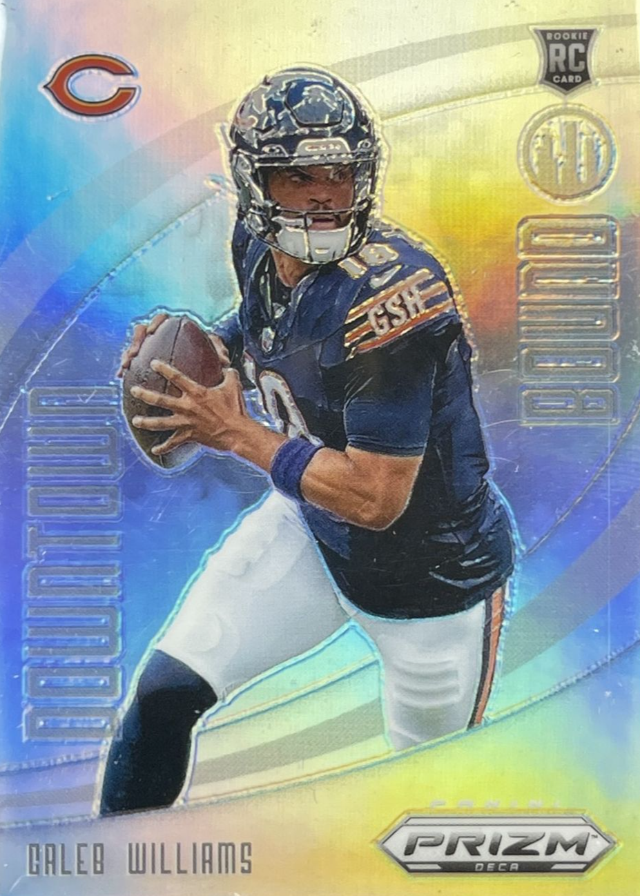 Caleb Williams 2024 Prizm Deca #1 Downtown Bound - Silver Price Guide ...