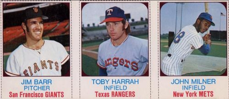 John Milner / Jim Barr / Toby Harrah Baseball Cards Price Guide ...