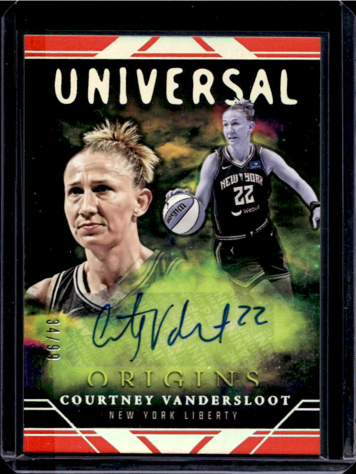 Courtney Vandersloot 2024 Origins WNBA #UA-CV Universal Autographs ...