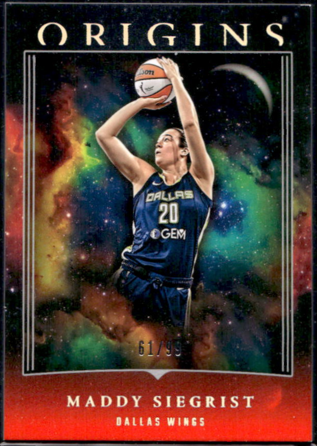 Maddy Siegrist 2024 Origins WNBA #31 Red /99 Price Guide - Sports Card ...