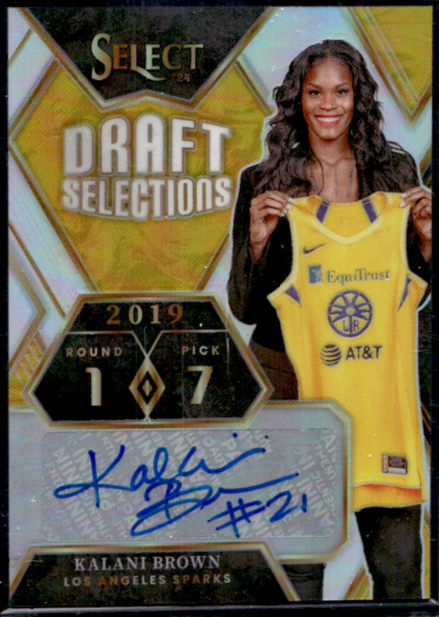 Kalani Brown 2024 Select WNBA #DSS-KB Draft Selections Signatures Price ...