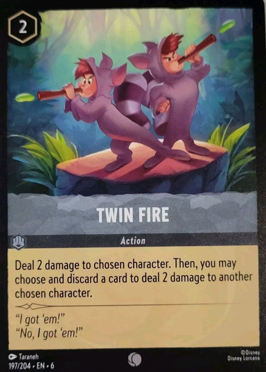 Twin Fire Disney Lorcana Cards Price Guide - Sports Card Investor