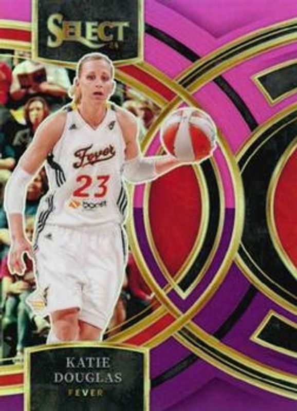 Katie Douglas 2024 Select WNBA #101 Base Pink & Purple /99 Price Guide ...