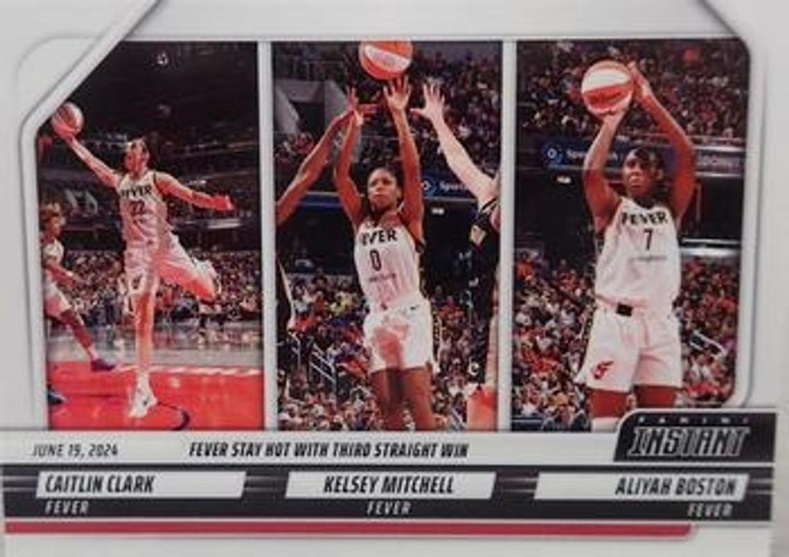 Kelsey Mitchell / Caitlin Clark / Aliyah Boston Basketball Cards Price ...