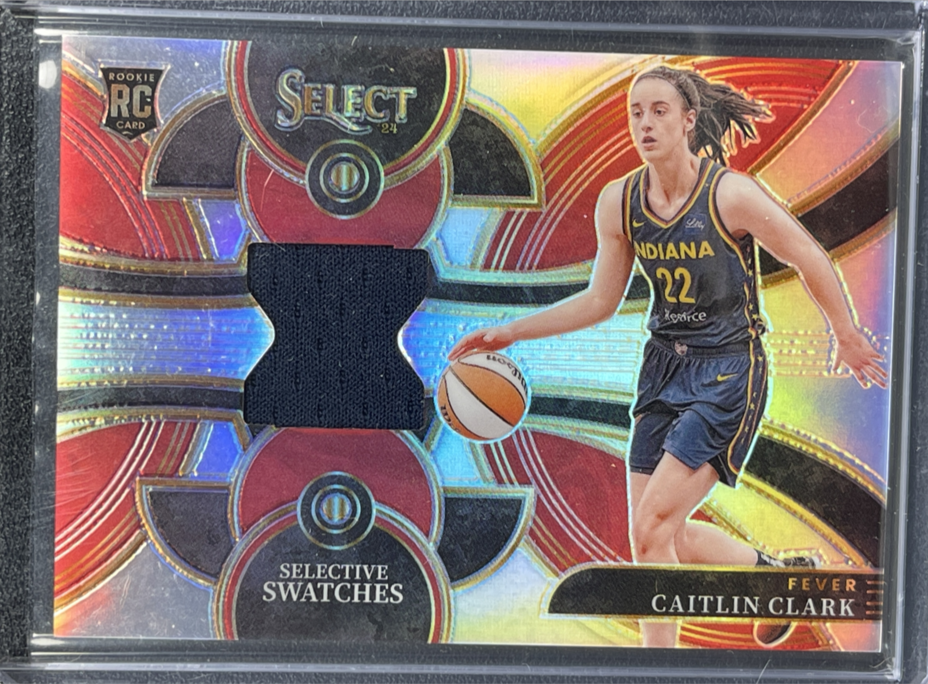 Caitlin Clark 2024 Select WNBA #SW-CC Selective Swatches Price Guide ...
