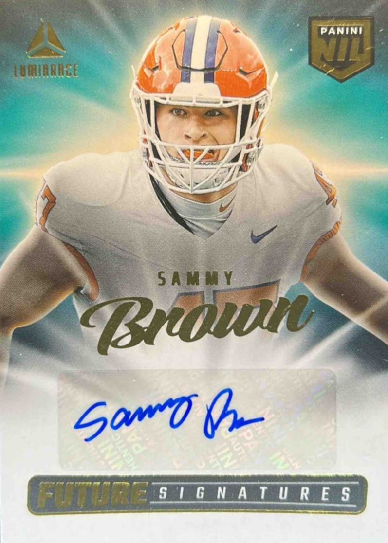 Sammy Brown 2025 Luminance #NIL-SBN Future Signatures NIL Price Guide ...