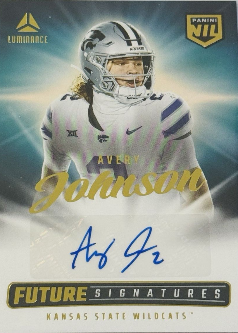 Avery Johnson 2025 Luminance #NIL-AJN Future Signatures NIL Price Guide ...