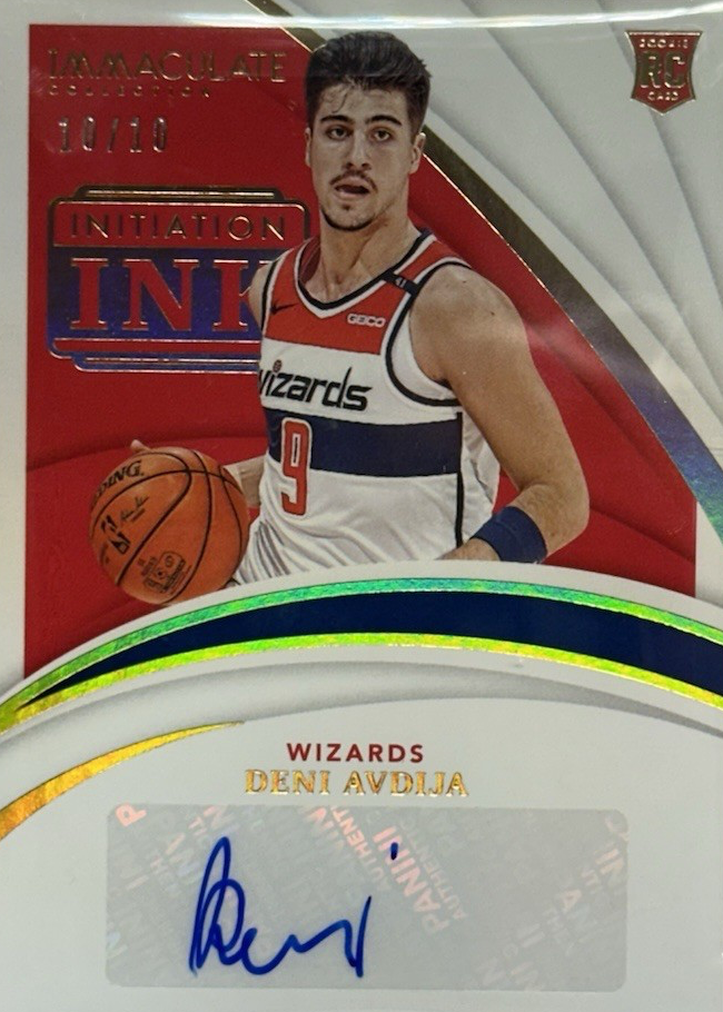 Deni Avdija 2020 Immaculate #INI-DAV Initiation Ink - Gold /10 Price ...