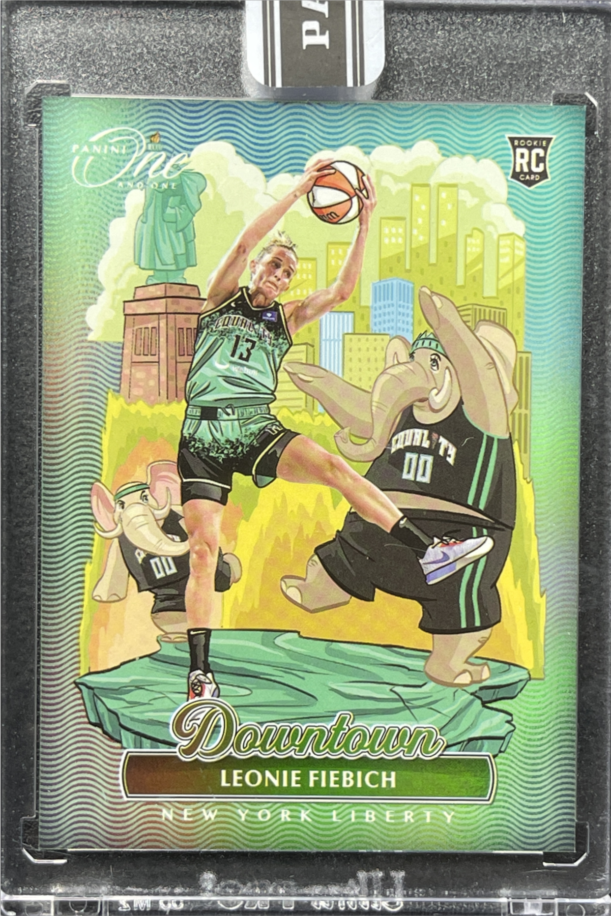 Leonie Fiebich 2024 Rookie Royalty WNBA #9 Downtown /(SSP) Price Guide ...