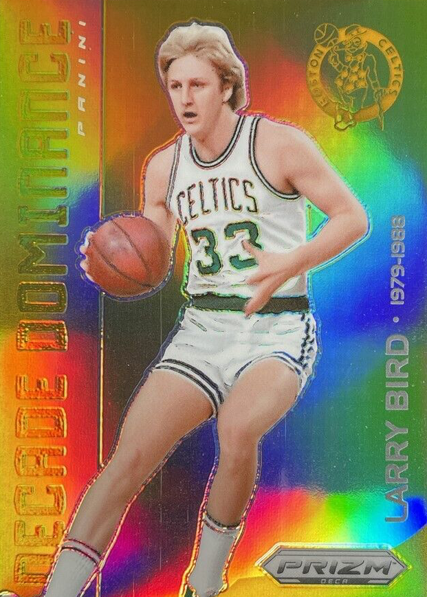 Larry Bird 2023 Prizm Deca #16 Decade Dominance - Gold /10 Price Guide ...