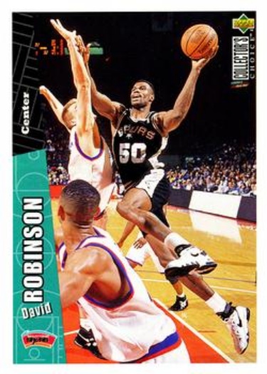 David Robinson 1996 Upper Deck Collector's Choice #329 Base Price Guide ...