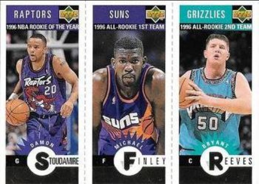Damon Stoudamire / Michael Finley / Bryant Reeves Basketball Cards ...